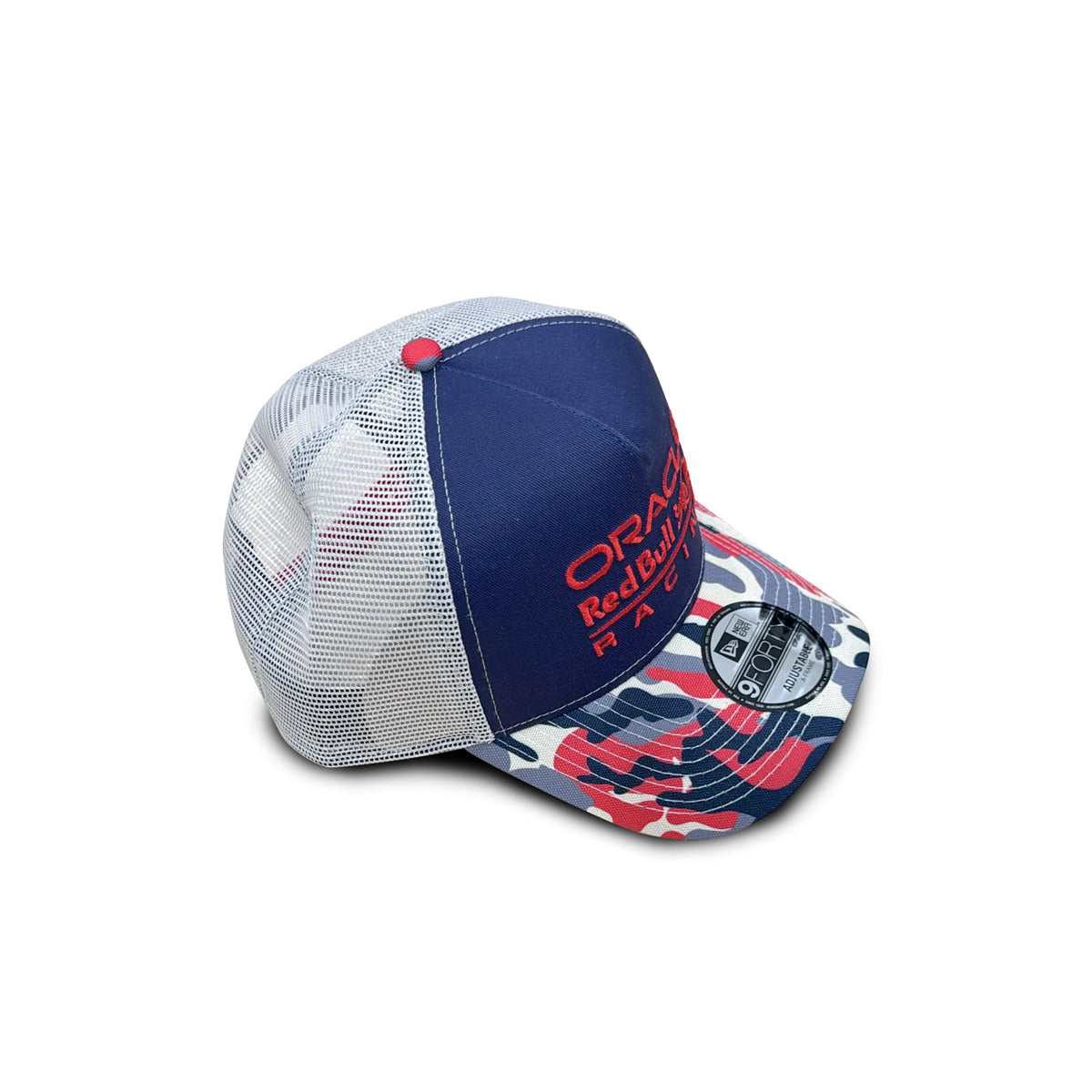 Red Bull Racing F1 Team New Era Blue and White Trucker Hat with Camo V ...