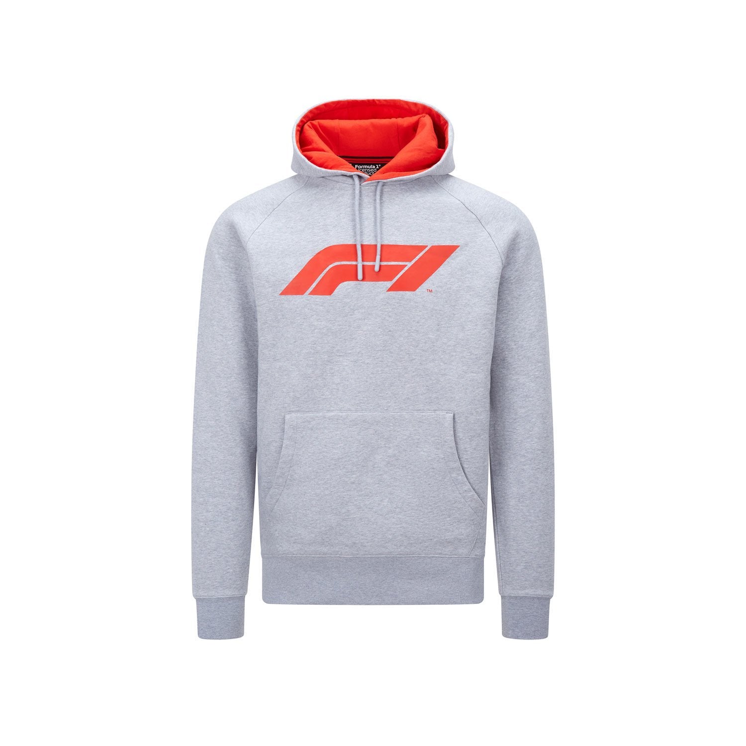 Formula 1 Tech Collection F1 Mens Large Logo Black/Grey Hoodie – V12 RS