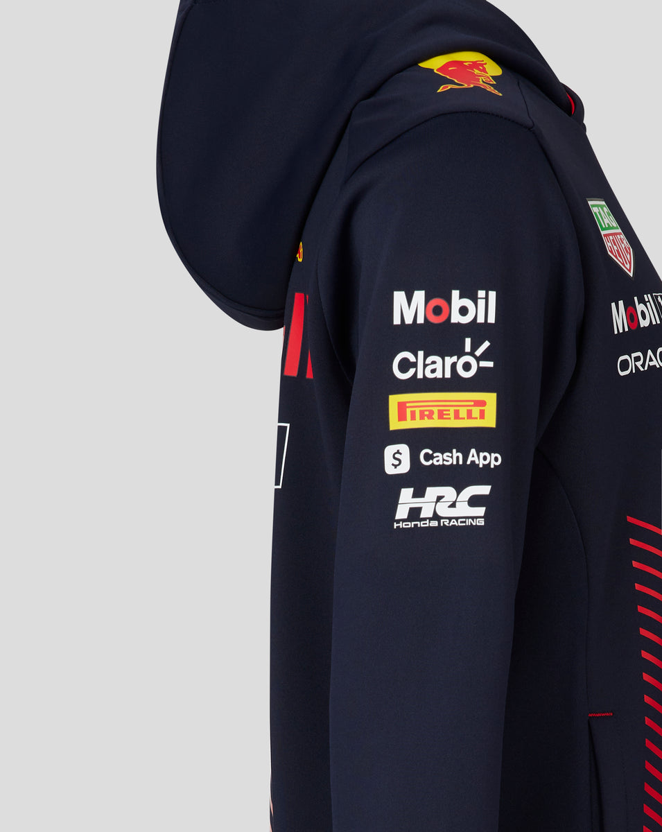 Oracle Red Bull Racing F1 Junior full Zip Night Sky Blue Hoodie – V12 RS